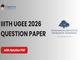 IIITH UGEE 2026 Question Paper: Download Answer Key with Solution PDF