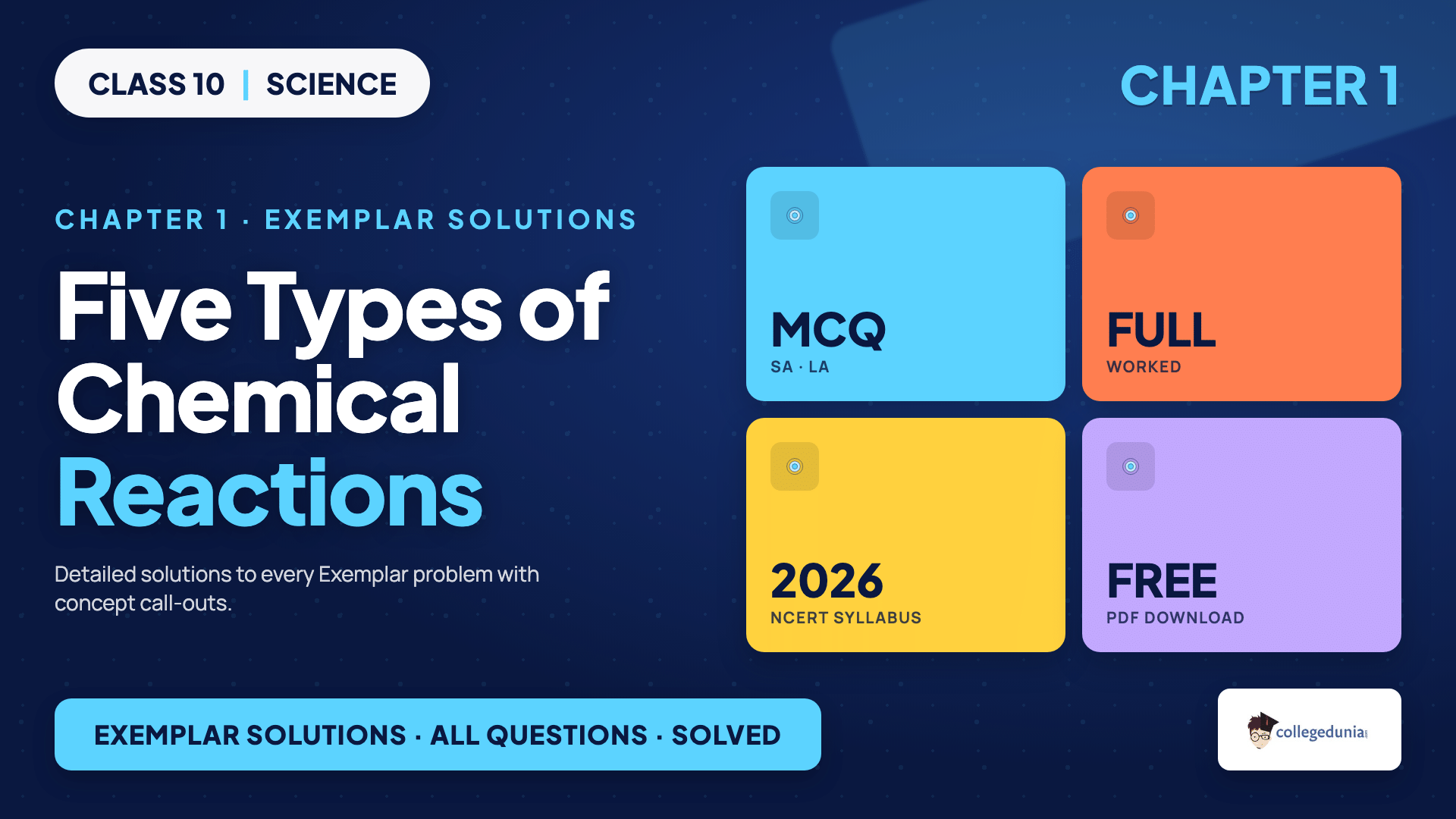 NCERT Exemplar Solutions Class 10 Science Chapter 1