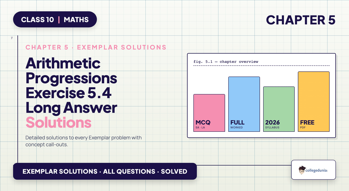 NCERT Exemplar Class 10 Maths Chapter 5 Exercise 5.4 Solutions 2026-27