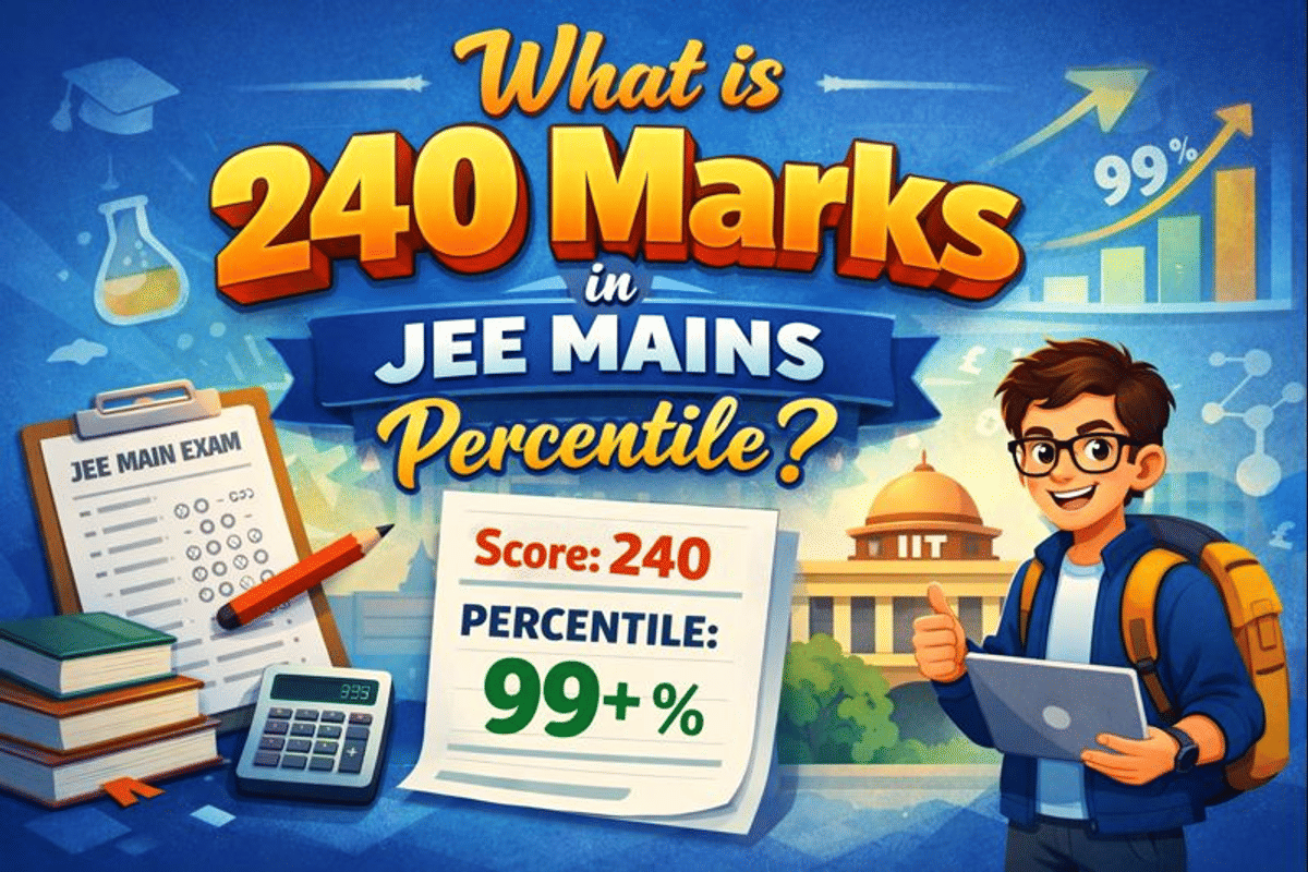 What is 240 Marks in JEE Mains Percentile?