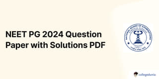 NEET PG 2021 Question Paper with Answer Key PDFs (September 11)