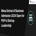 Mesa School of Business Courses & Fees 2026
