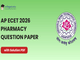 AP ECET Question Paper 2026: Download Answer Key with Solution PDF