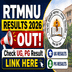RTMNU Results 2026 (Out) @ rtmnuresults.uonex.in. Check UG, PG Result