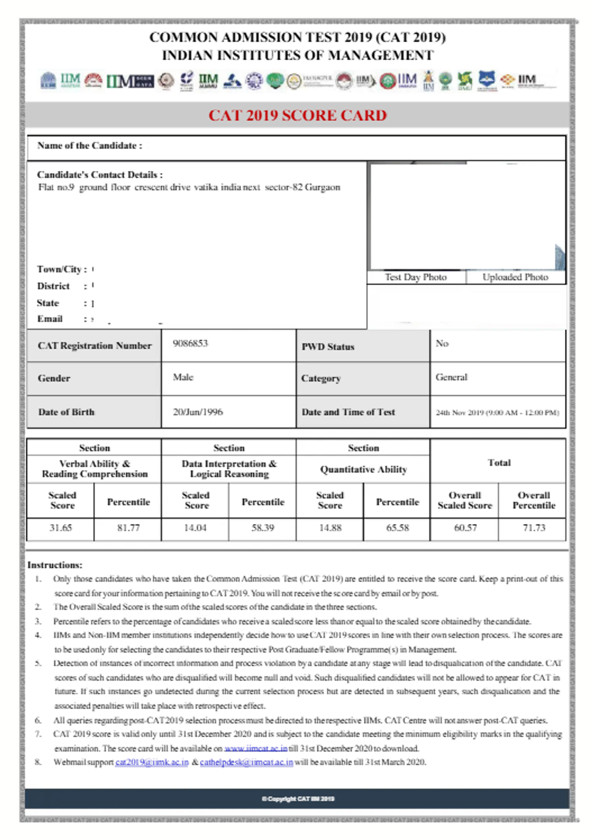 CAT 2025 Result Date: Download Scorecard Link @iimcat.ac.in