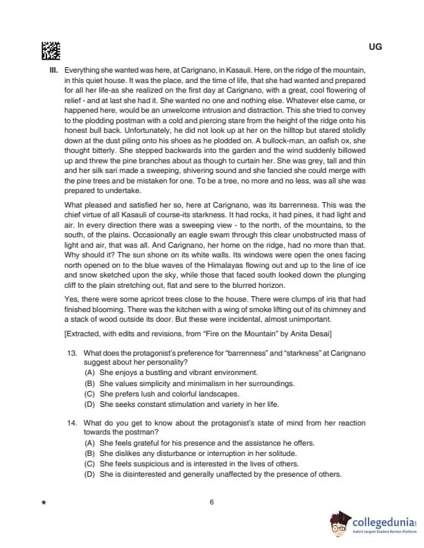 CLAT UG Question Paper 2024 Set A (Available)- Download Solutions and Answer Key pdf