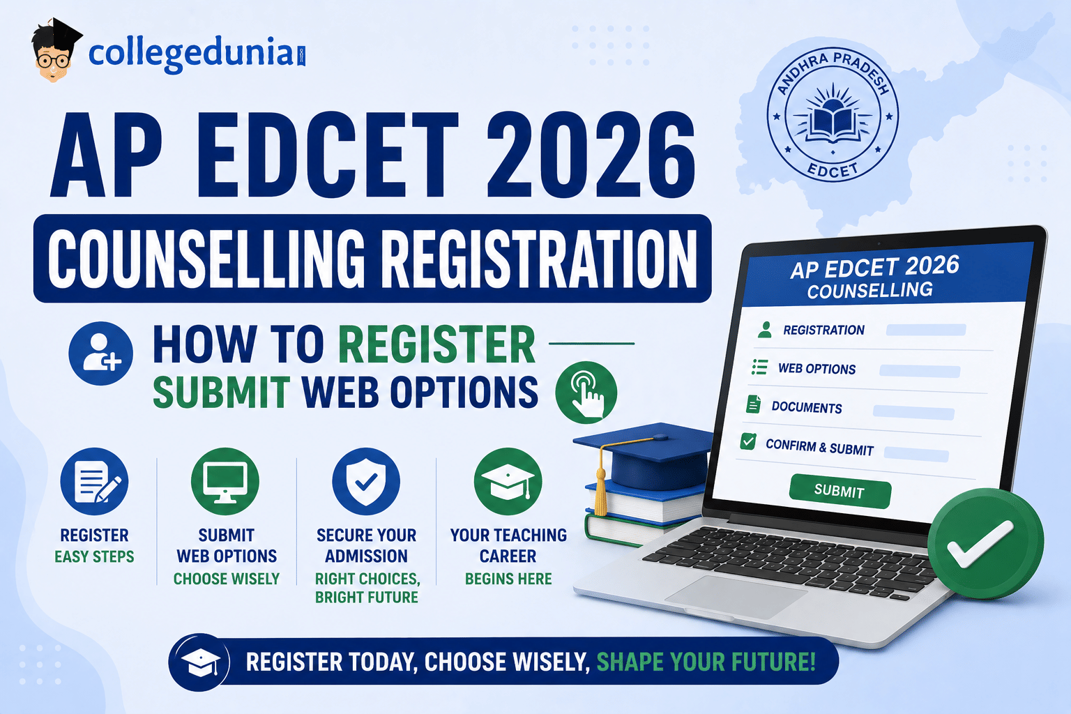 AP EDCET 2026 Counselling: Registration and Web Options