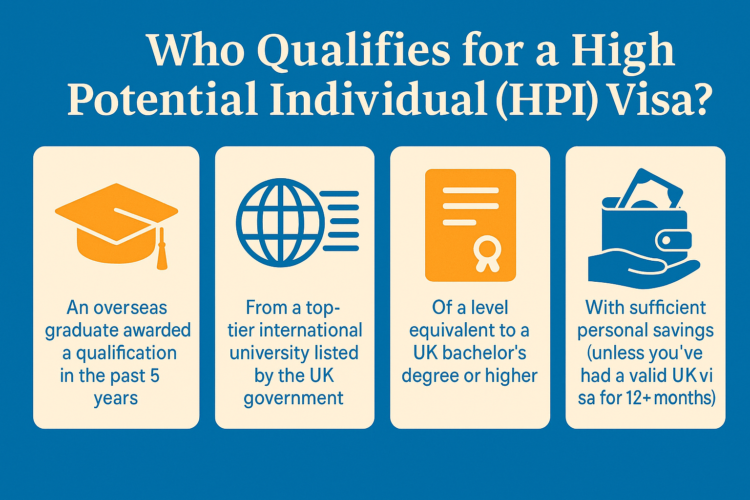 UK Expands High Potential Individual (HPI) Visa — Top Global Graduates ...
