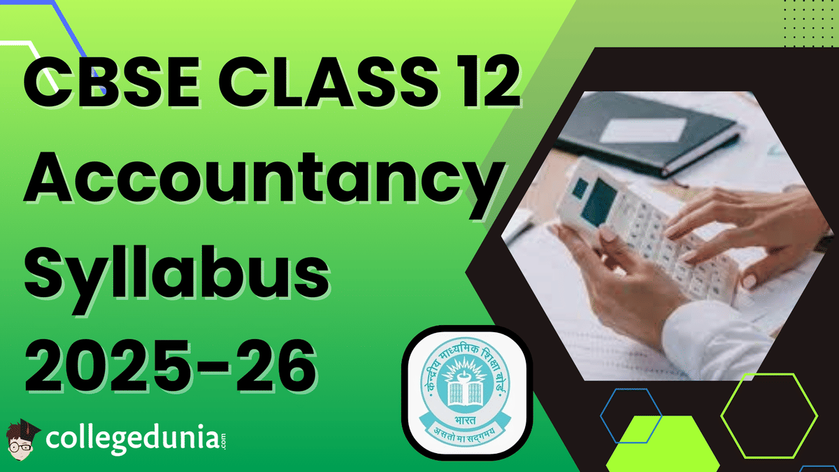 CBSE Class 12 Accountancy Syllabus 2024-25 (Out), Download PDF, Chapter ...