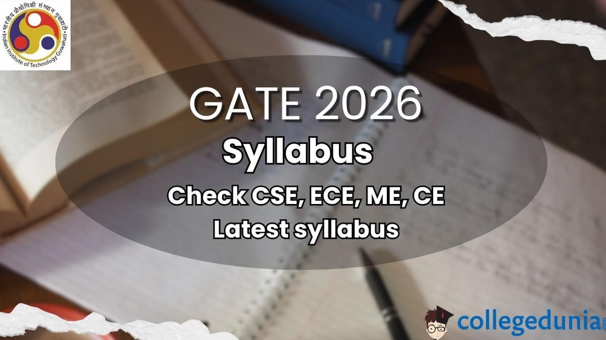GATE 2026 Syllabus PDF: Check Subject wise Syllabus, Exam Pattern ...