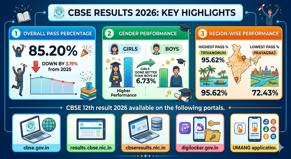 CBSE Class 12 Result 2026 OUT Live Updates: Check Scorecard, How to ...