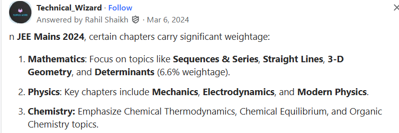 High Weightage JEE Physics Chapters: Check Class 11 and 12 Physics ...