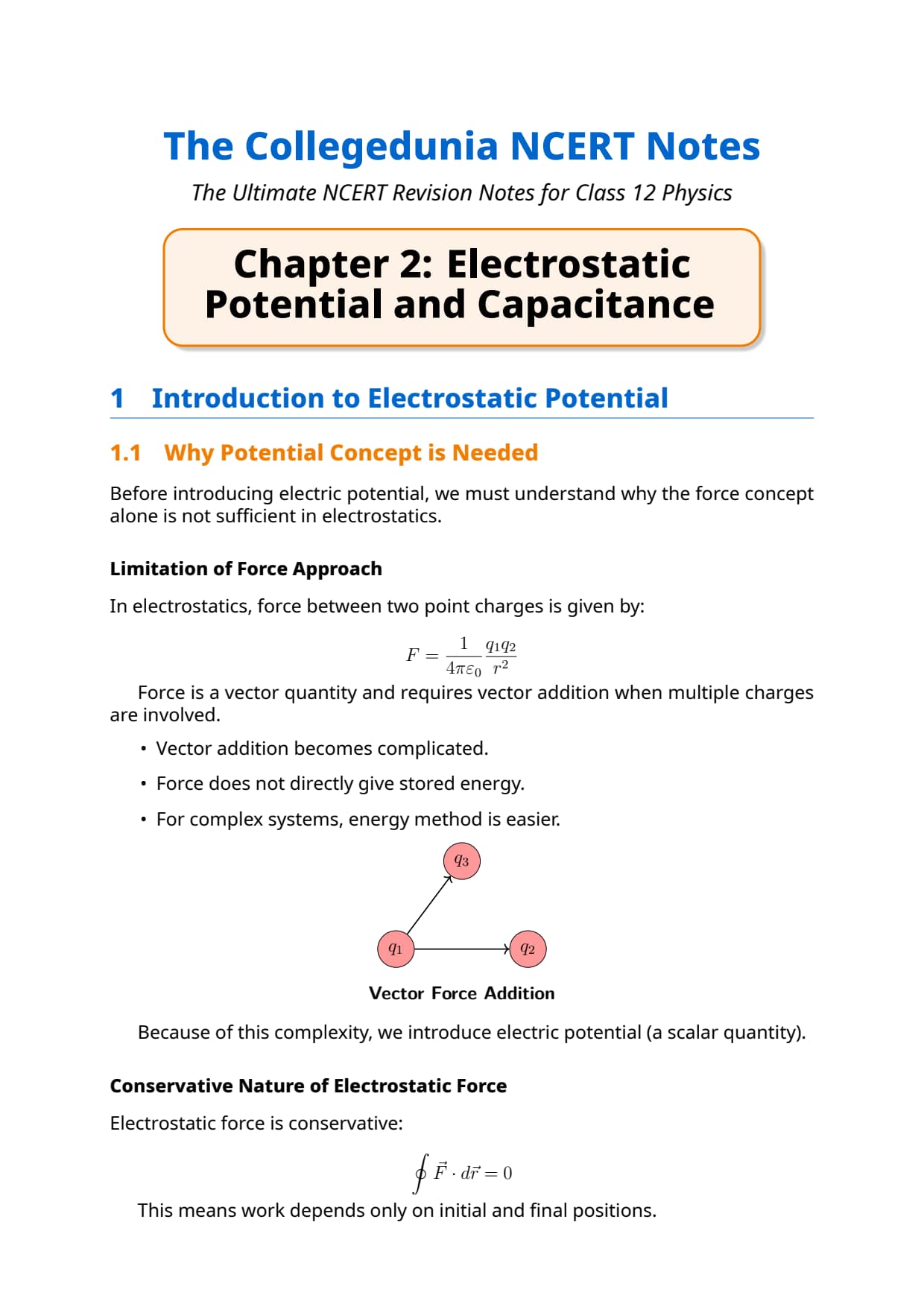 NCERT Class 12 Physics Chapter 2 Electrostatic Potential and ...