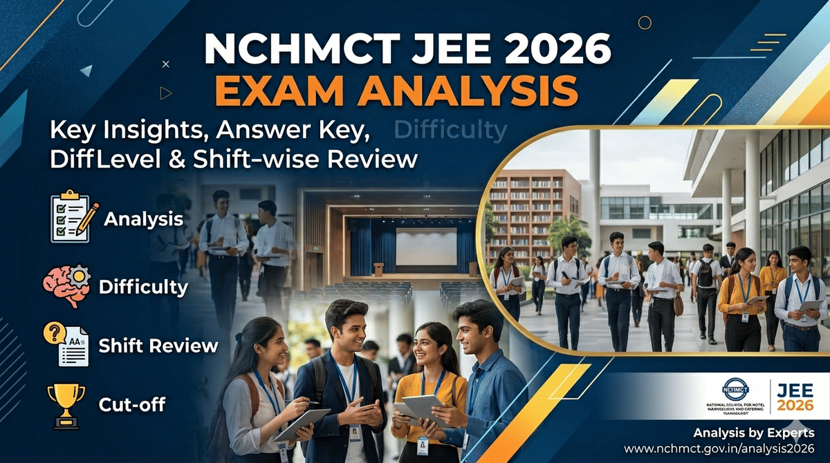 NCHMCT JEE 2026 Exam Analysis: Check Students’ Review, Question Paper ...
