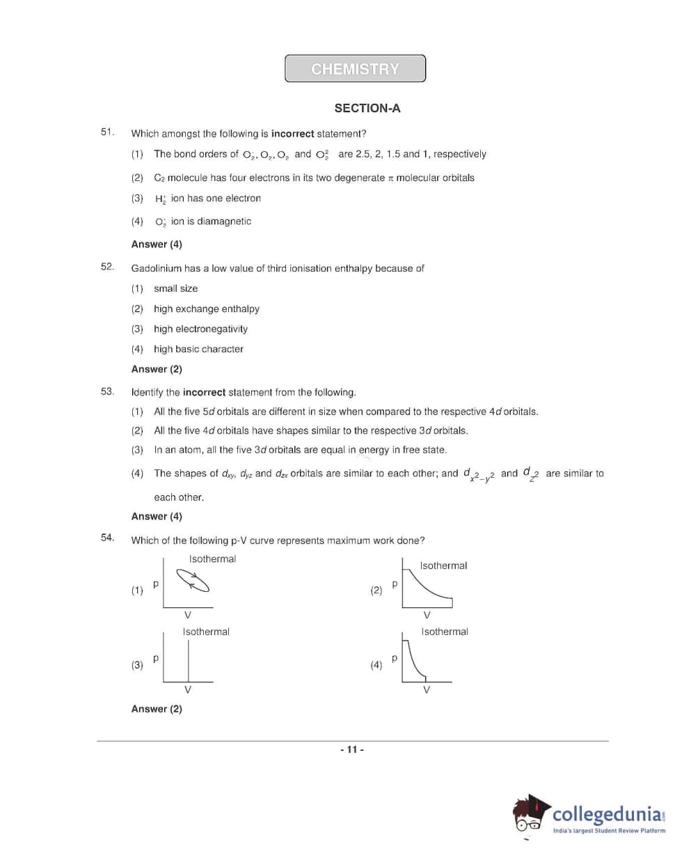 NEET 2022 Chemistry Question Paper with Solutions PDF Code Q2