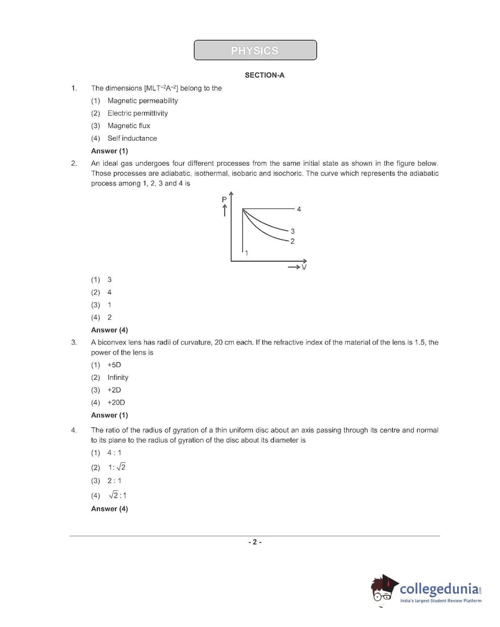 NEET 2022 Physics Question Paper with Solutions PDF Code S5