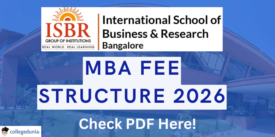 ISBR Business School Releases MBA Fee Structure for 2026 Batch; Tuition ...