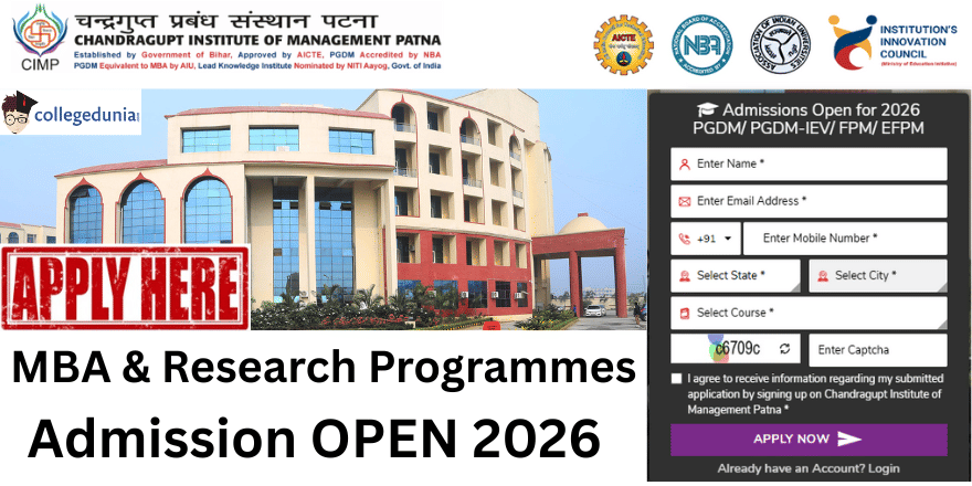 CIMP Patna Begins Admission Process for MBA & Research Programmes 2026 ...