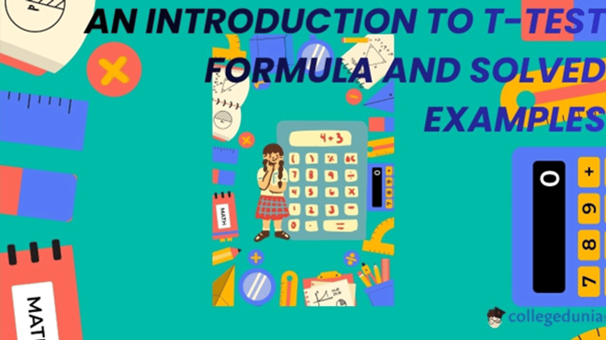 T-Test: Formula and solved examples