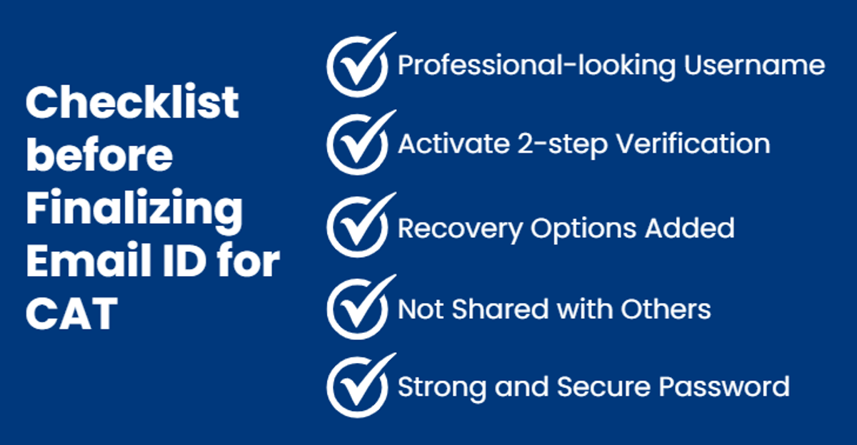 CAT 2025 Registration Starts: Check How to Create Unique Email Account ...