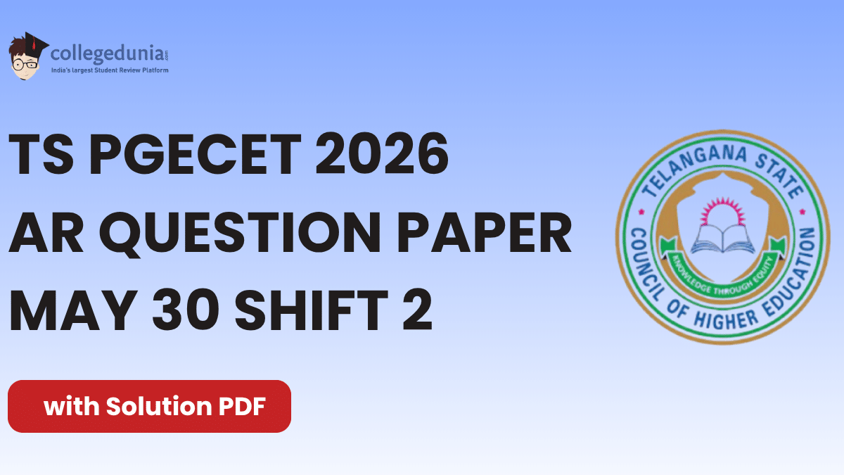 TS PGECET 2026 Architecture and Planning (AR) Question Paper: Download ...