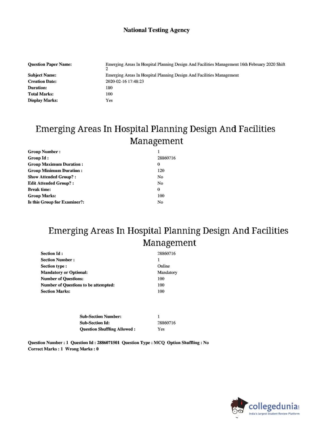 ARPIT 2020 Emerging Areas In Hospital Planning Design And Facilities ...