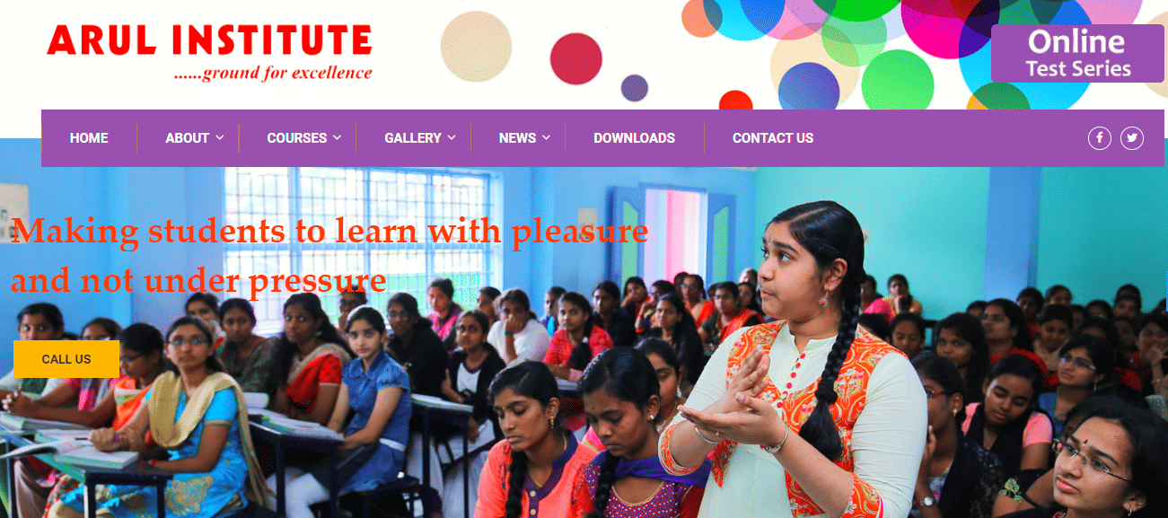 Arul Institute, Chennai: JEE, NEET, CBSE X, CBSE XII, Coaching, Online ...