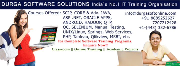 Durga Software Solutions, Ameerpet: IT Courses, Coaching, Online ...