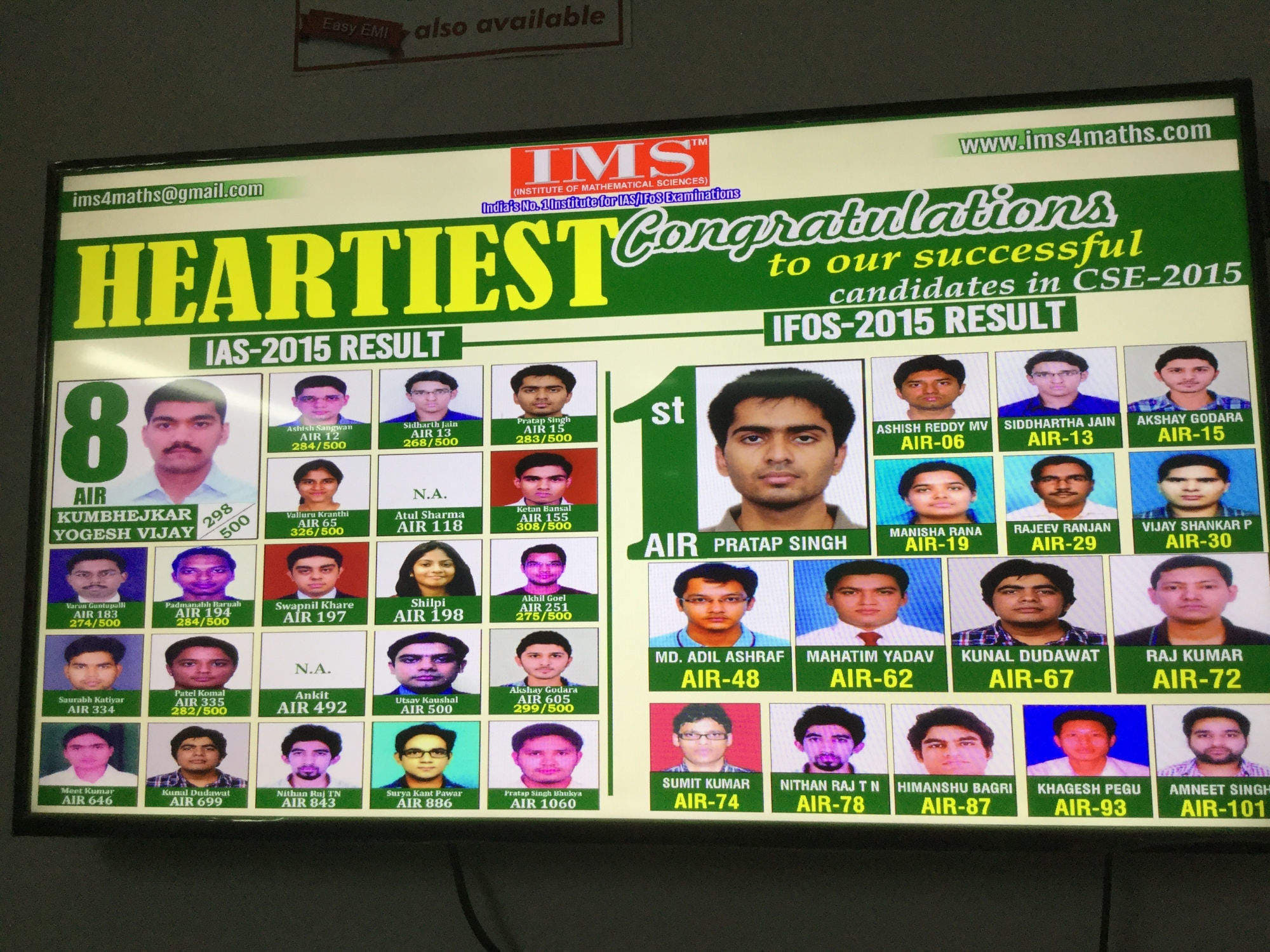 Institute of Mathematical Sciences (IMSc), Delhi: IAS Mathematics ...