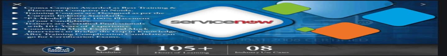 ServiceNow Developer and Admin Training Institute, Bangalore: Developer ...